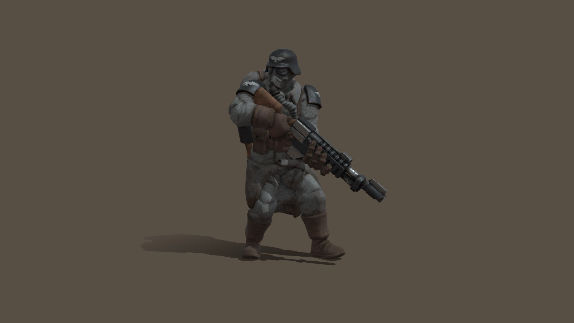 Krieg Soldier Animated - 3D model by ApproxiMakes [49cb928] - Sketchfab