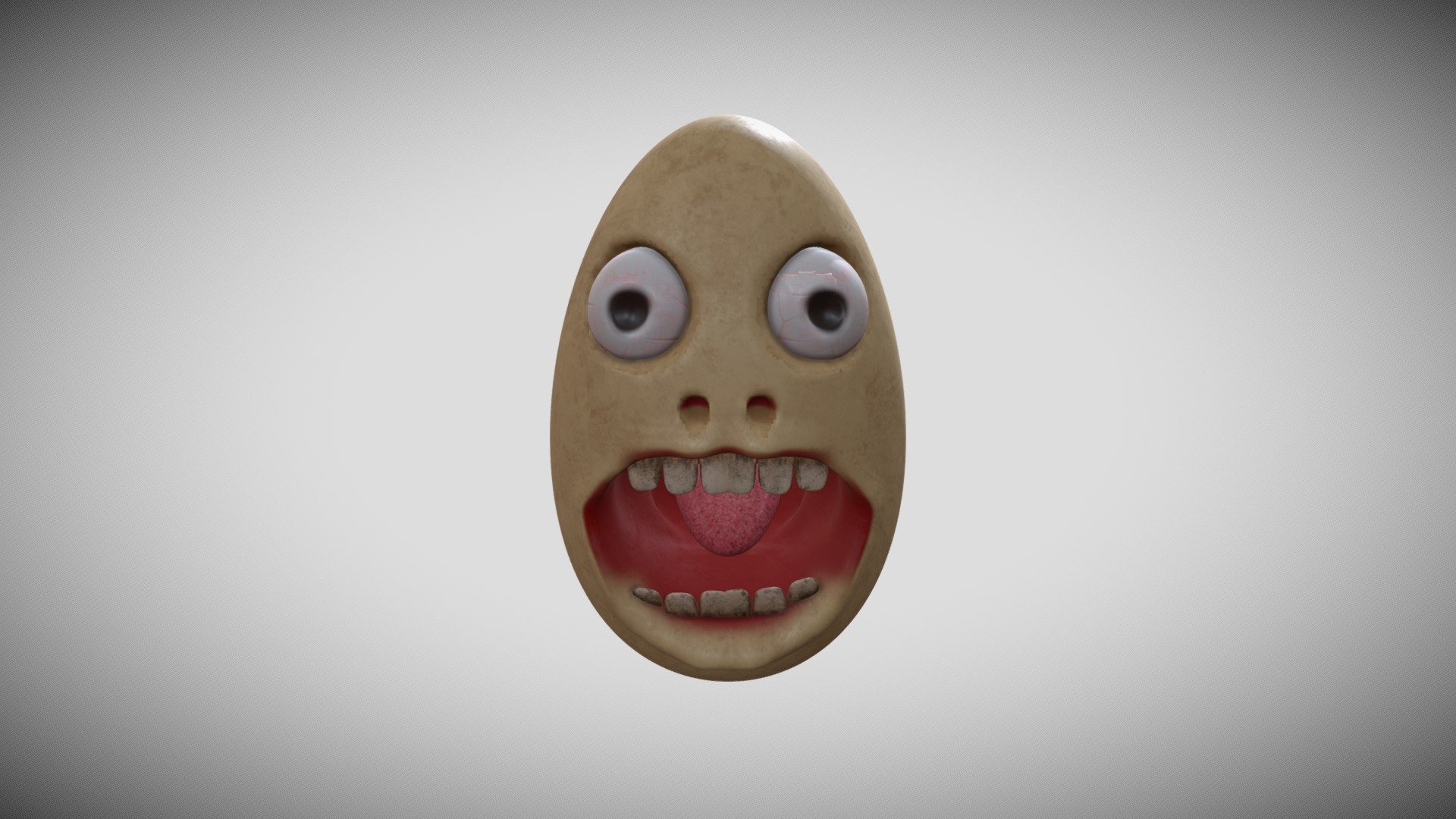 The screaming egg - Download Free 3D model by Amr.Galal [49cba07 ...
