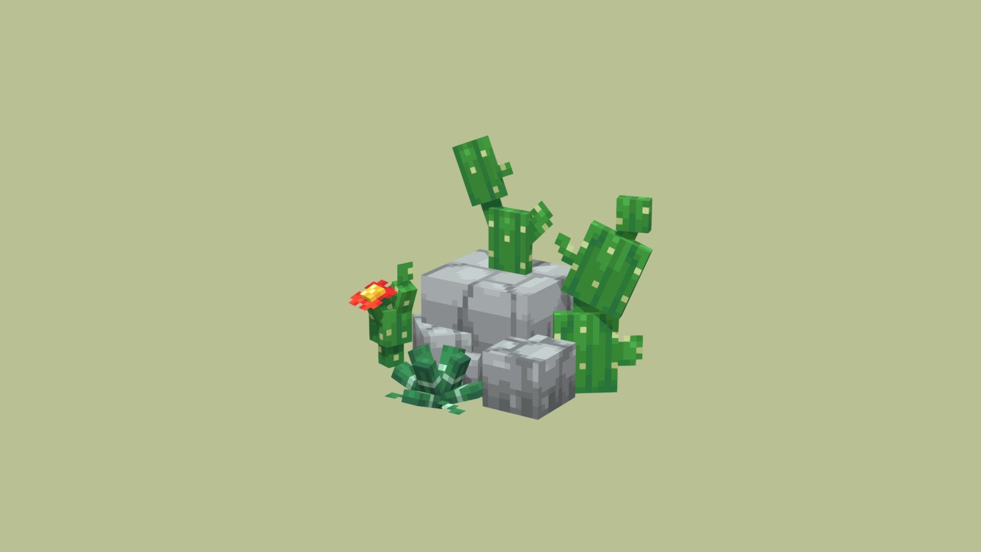 Desert Scene - 3D model by WilliamQM [49cc519] - Sketchfab