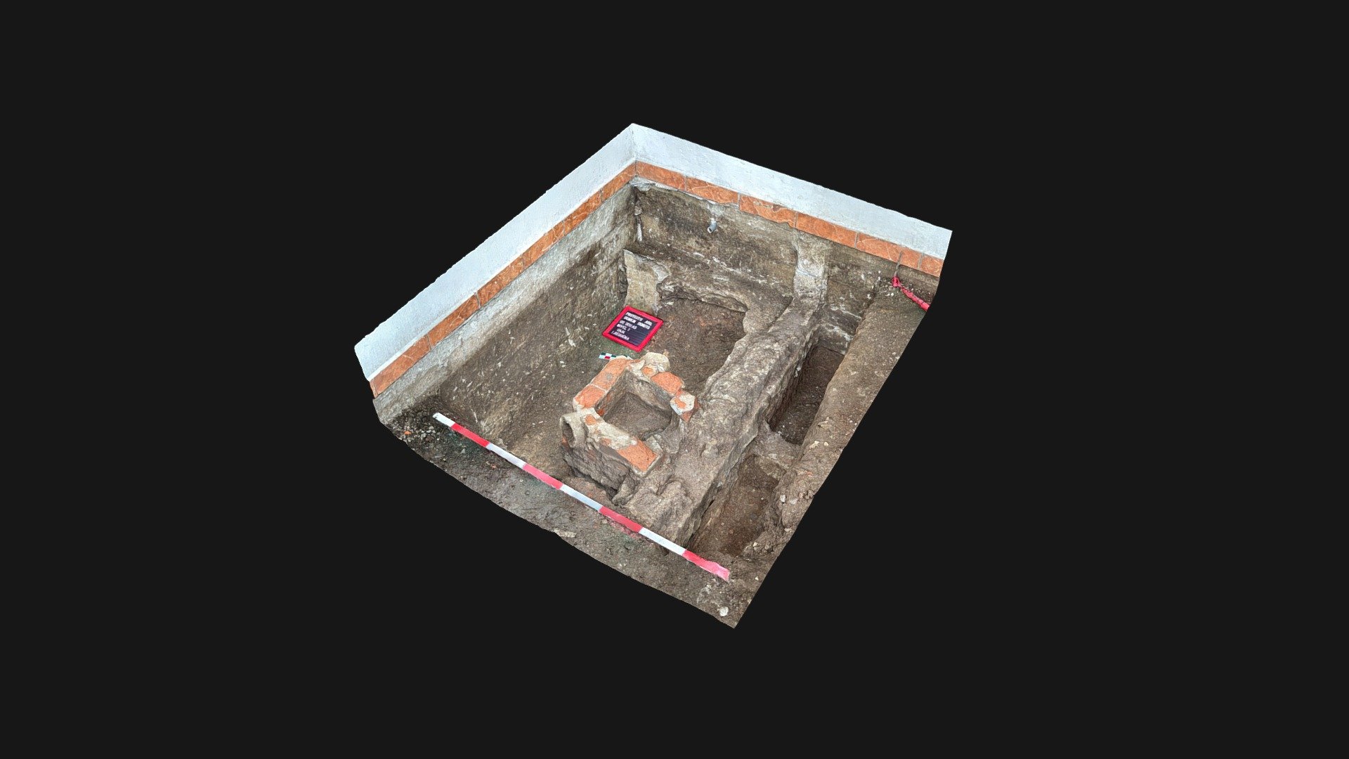 Rasgo arquitectónico Excavación No.3 - 3D model by ...