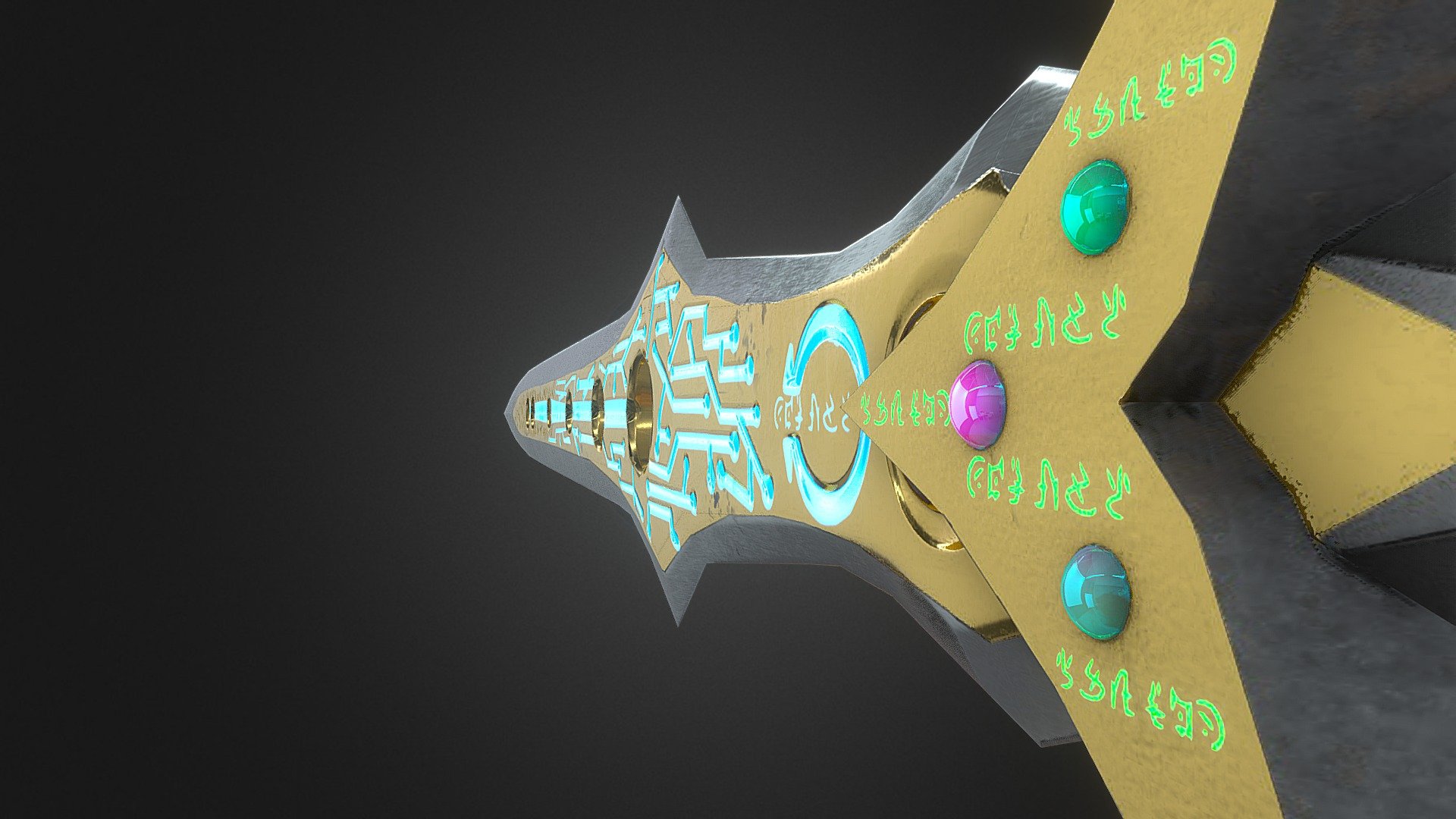 Infinity Blade - 3D model by SalmonPrime [49ccde9] - Sketchfab