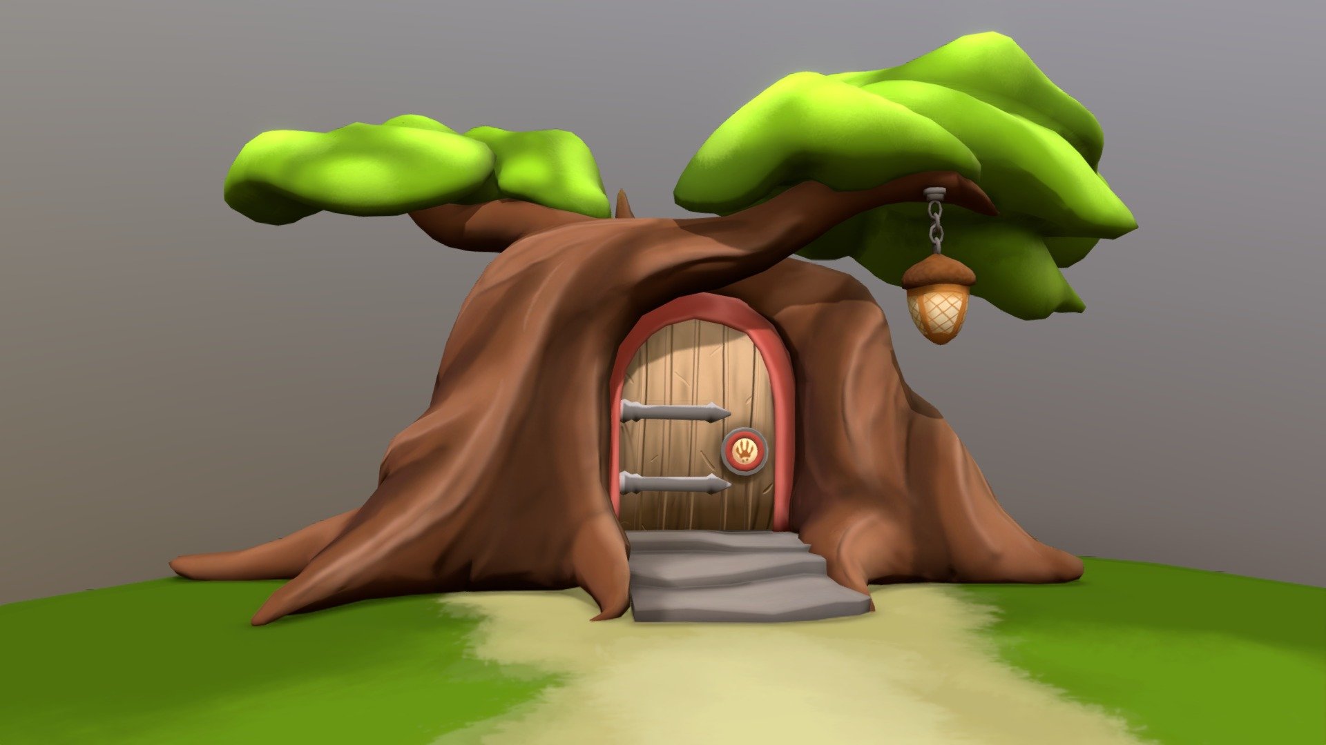 Stylized Tree Door - 3D model by sphexvirart [49ce19d] - Sketchfab