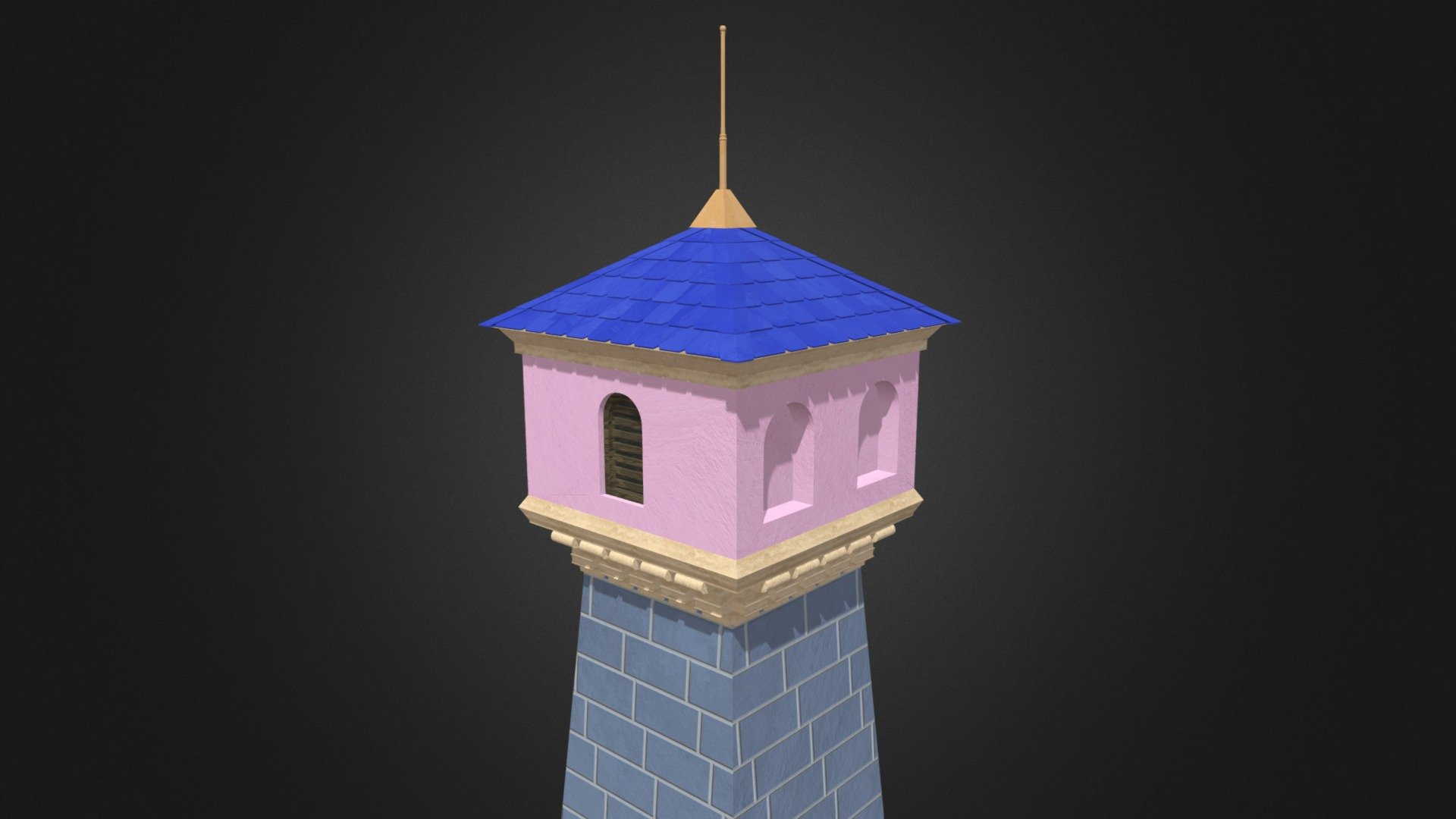 Sleeping Beauty's Castle Projector Turret - 3D model by NicholasCappe ...
