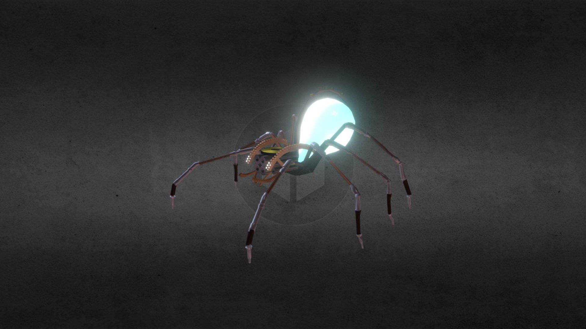 Spider - 3D model by PlattIntroTo3d [49cf413] - Sketchfab