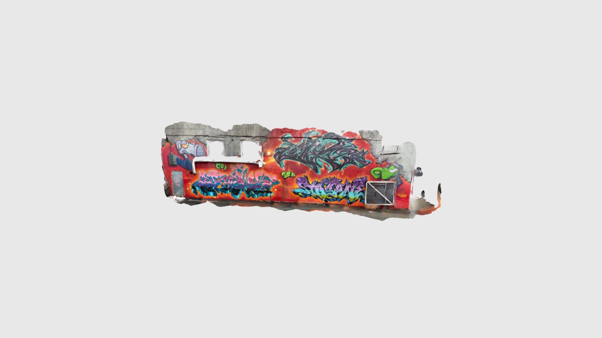 Graffiti 8 Norway Issue 4 - 3D model by Bushra on an Adventure ...
