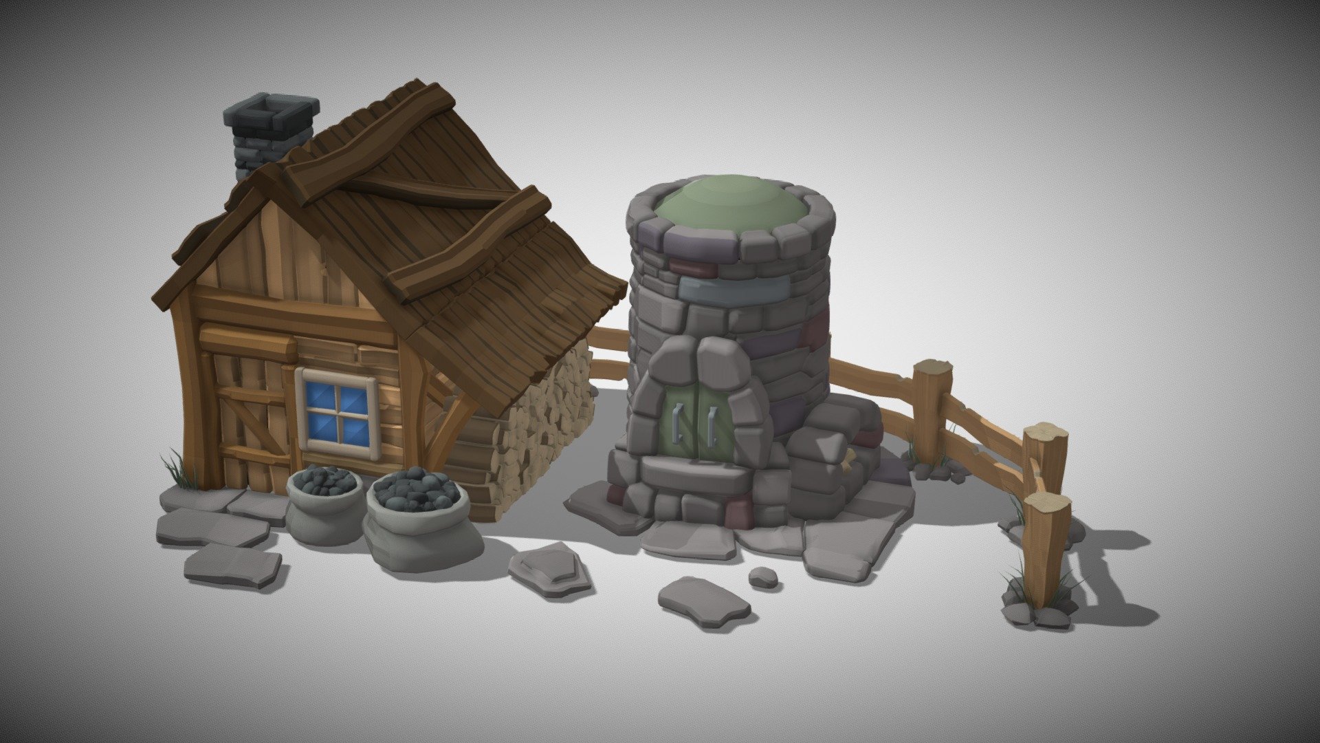 House with smelter [HW: Detailing] - Download Free 3D model by TAIDJU ...