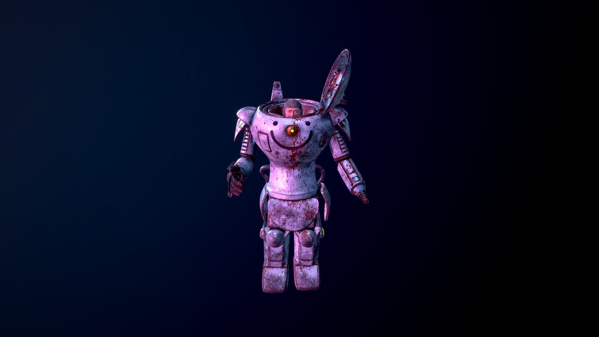 Snowman robot - 3D model by Esteban.Idrovo [49d3749] - Sketchfab