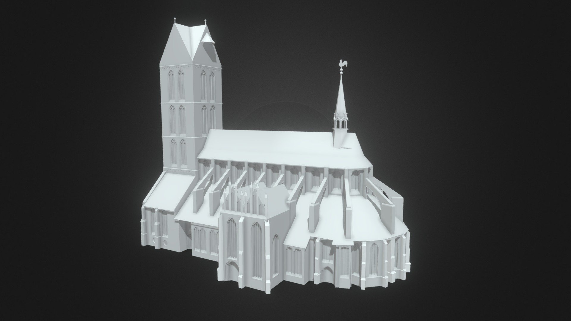 Marienkirche (wip) - 3D model by 3DigitalArtist [49d7ea4] - Sketchfab