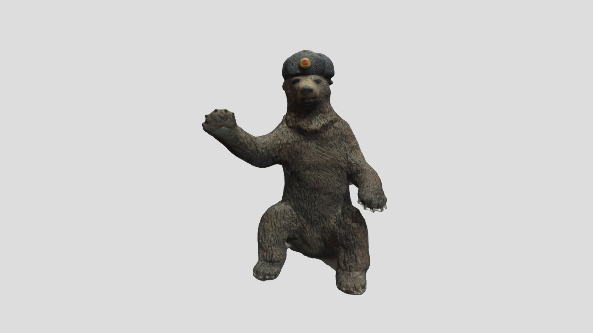 Soviet Bear Sculpture - 3D model by MariamS1 [49d8960] - Sketchfab