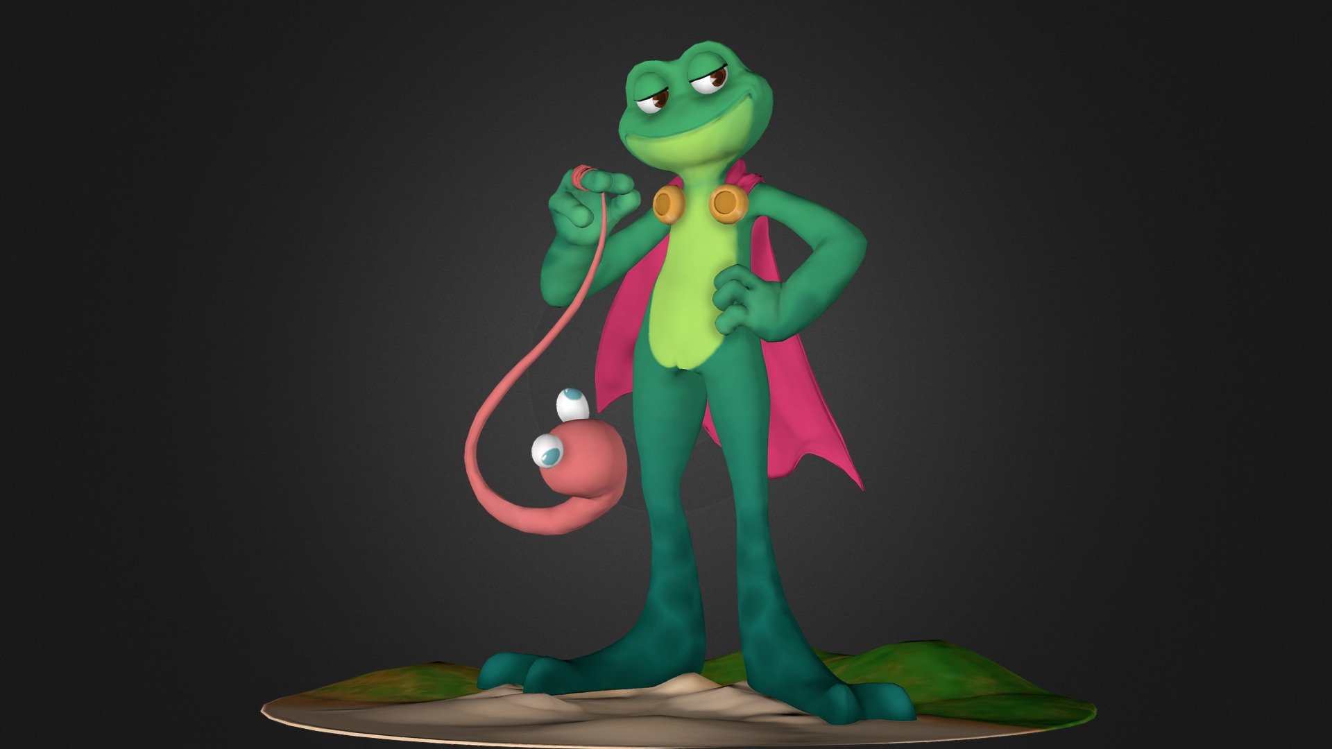 Super Frog - 3D model by zzMedVeDzz [49d8d47] - Sketchfab