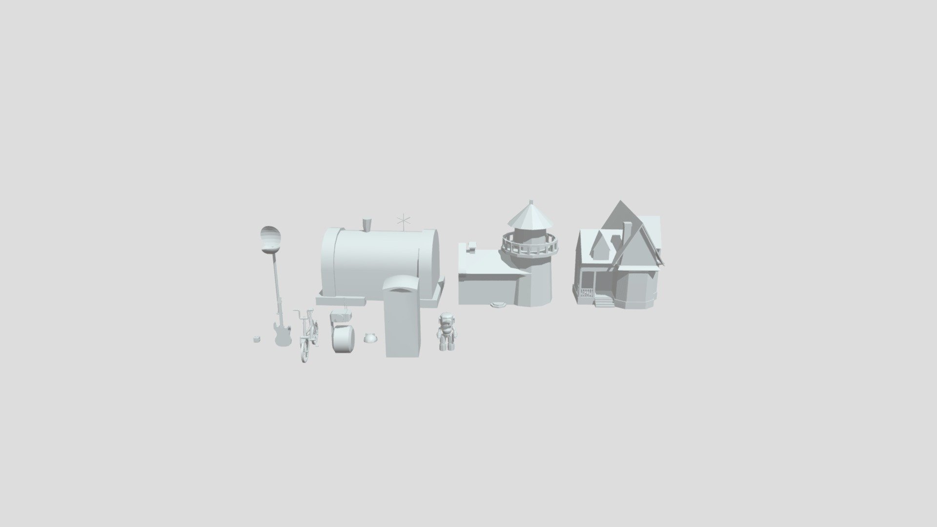 HW2 10 blocking - 3D model by fksociety [49d9432] - Sketchfab