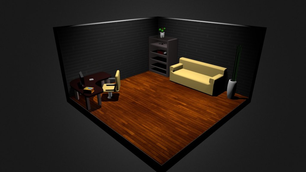 Office Room - 3D model by Nathan Choo (@NathanChoo) [49d95b8] - Sketchfab