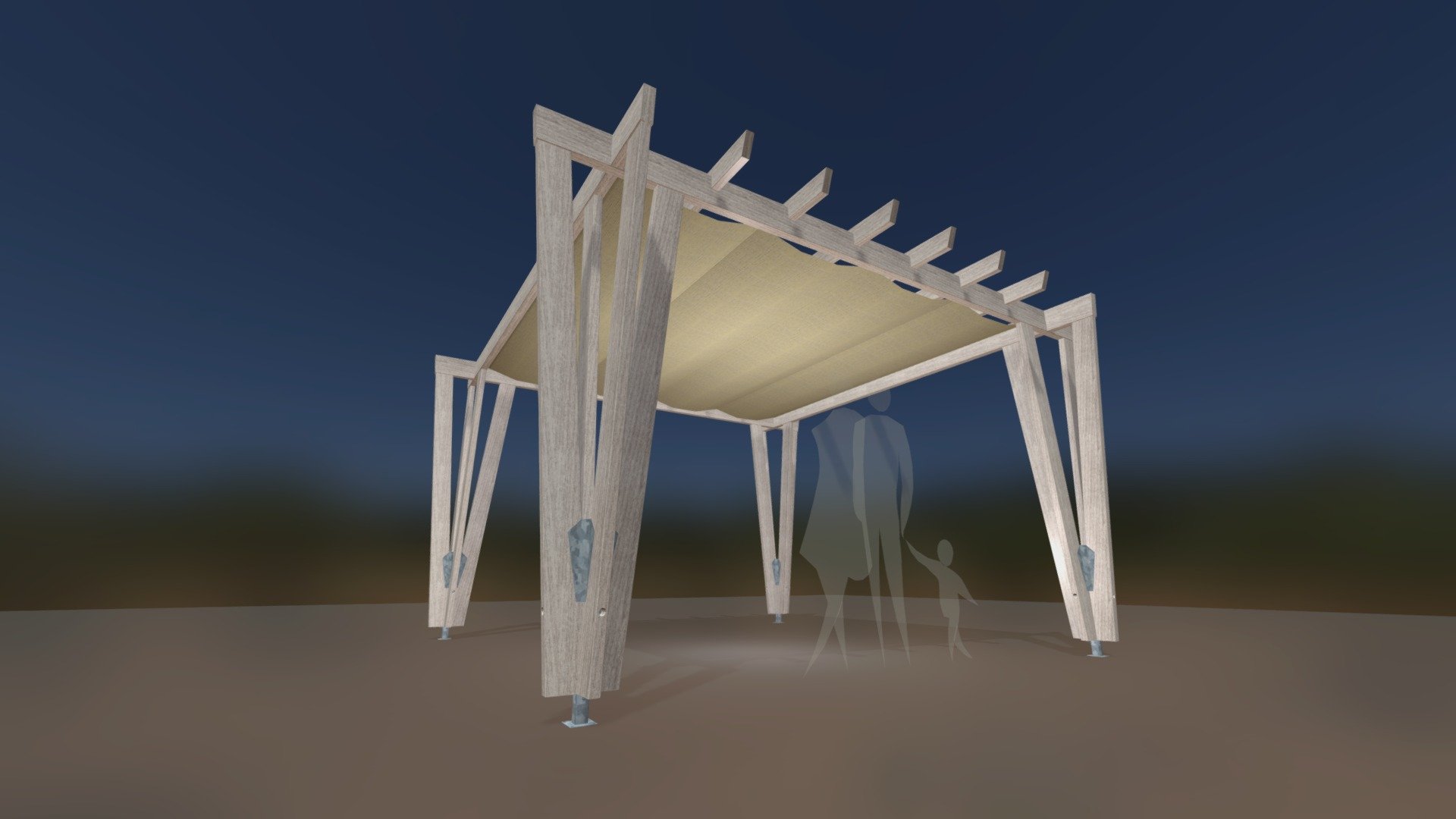 MOD T1 TOILE 002 - 3D model by BoisJardins [49dad0f] - Sketchfab