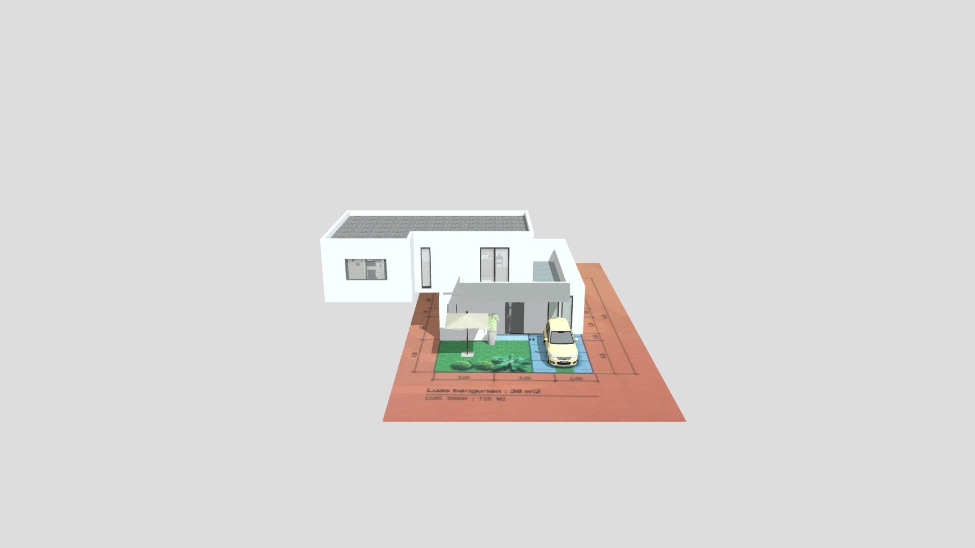 BI 2 PROJECT 01 - Cube House - Imported - Download Free 3D model by ...