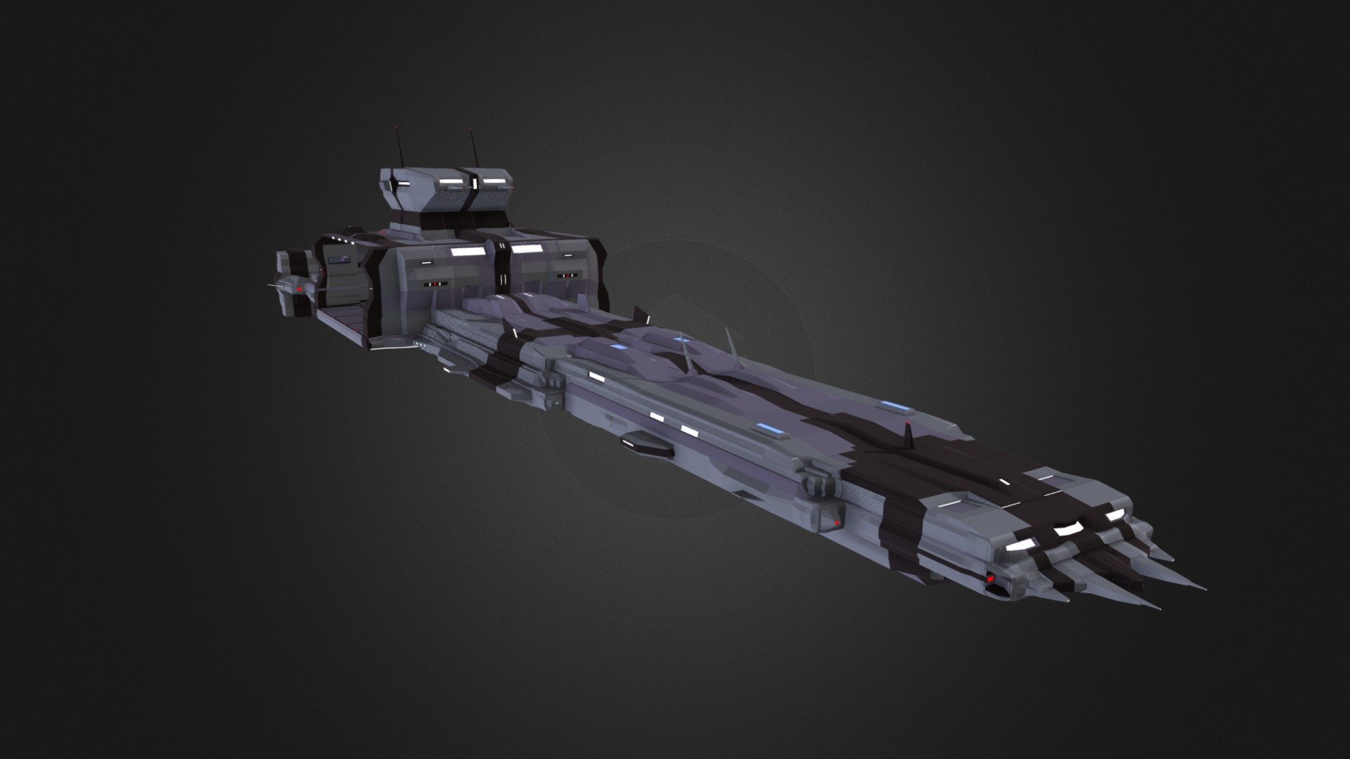 Spaceship - 3D model by Gingami [49dc840] - Sketchfab