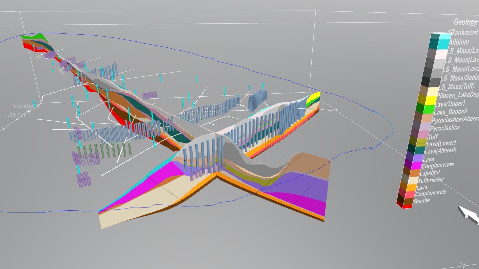 Geologic Sections 3 Frames - 3D model by ohta.geo.support [49dca86 ...