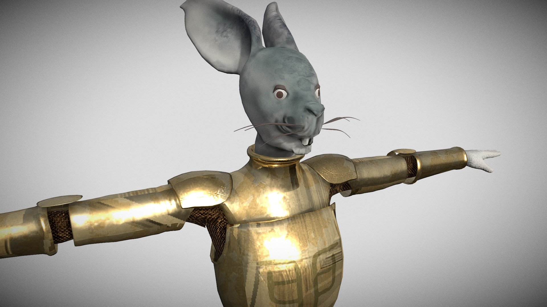 RabbitDaArc - 3D model by owowowsam [49de7dd] - Sketchfab