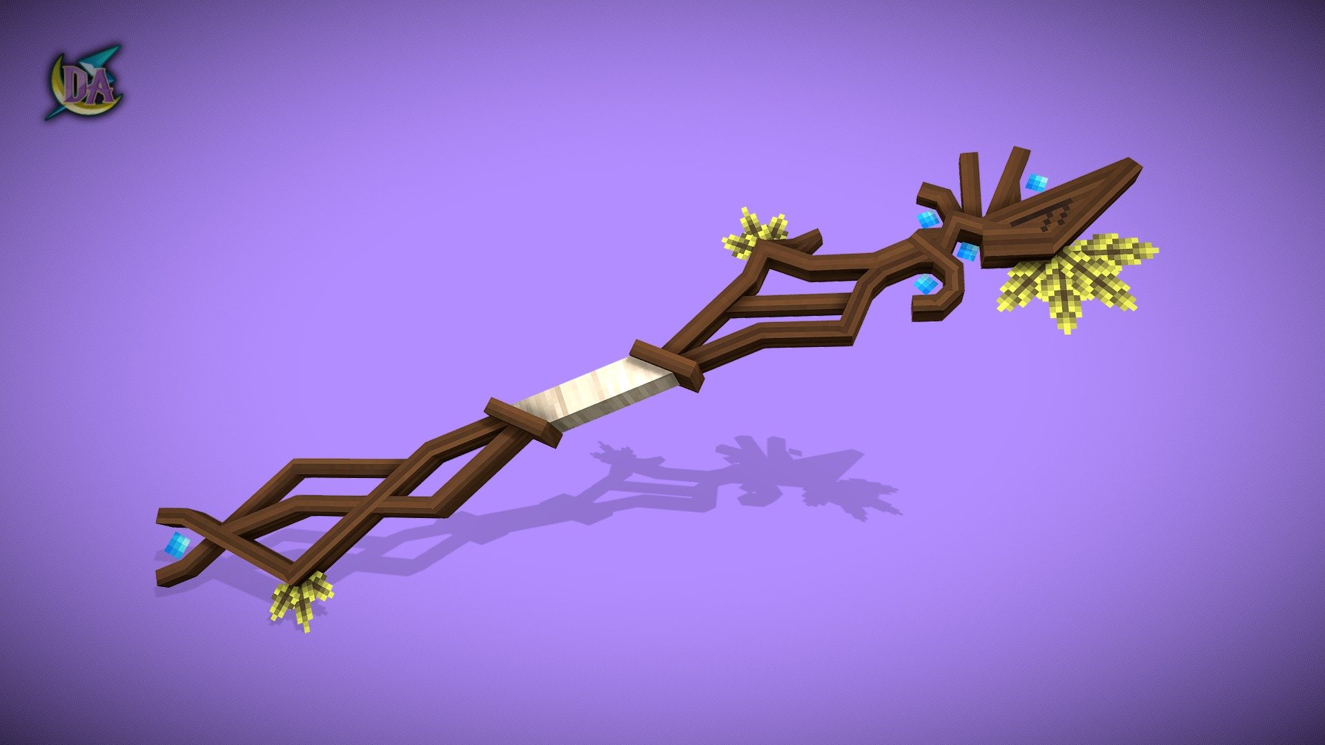 DA | Vine Staff - 3D model by V-Artistry (@Vahlgoul) [49df919] - Sketchfab