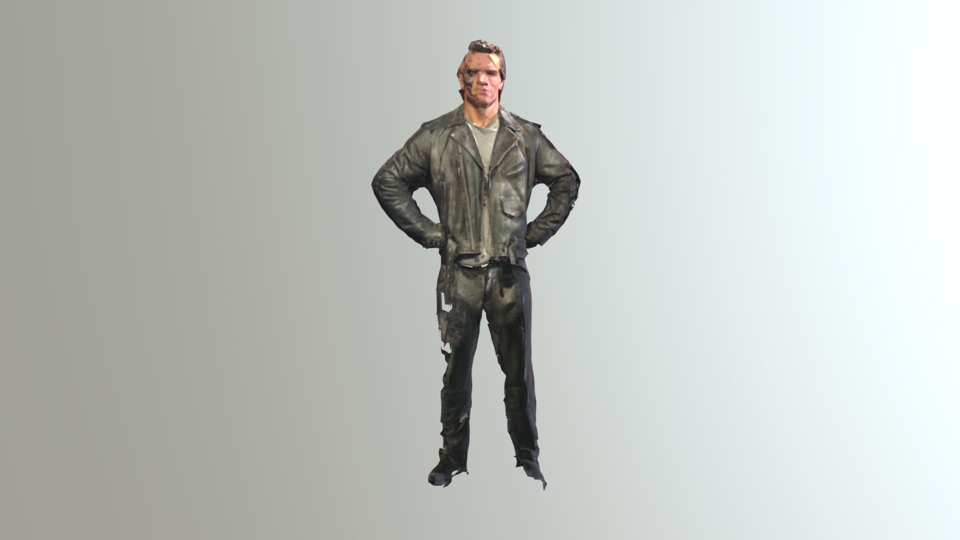 Arnold Schwarzenegger (Terminator) - Download Free 3D model by David ...