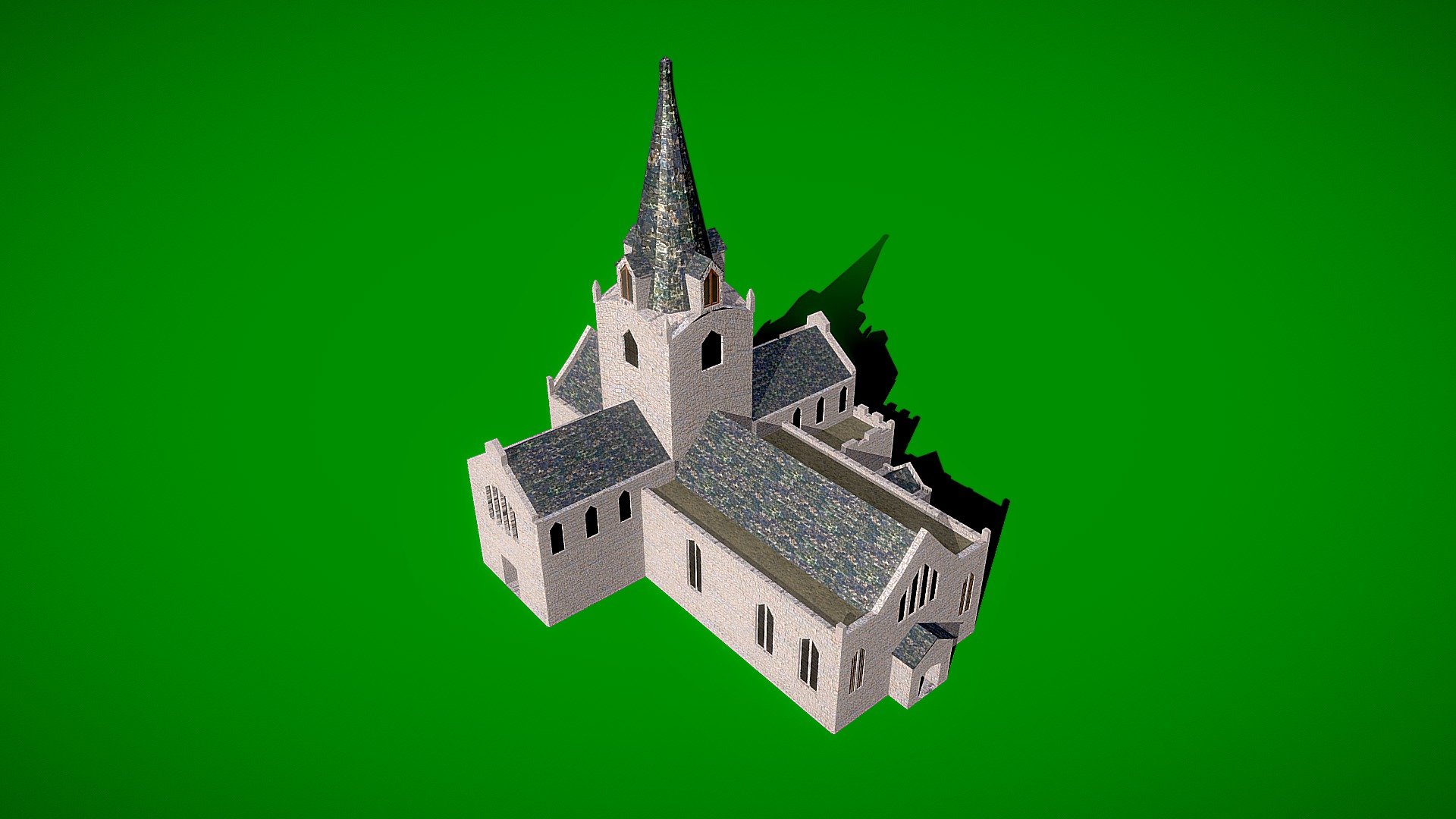 Church 2 - Download Free 3D model by rhcreations [49e4a6e] - Sketchfab