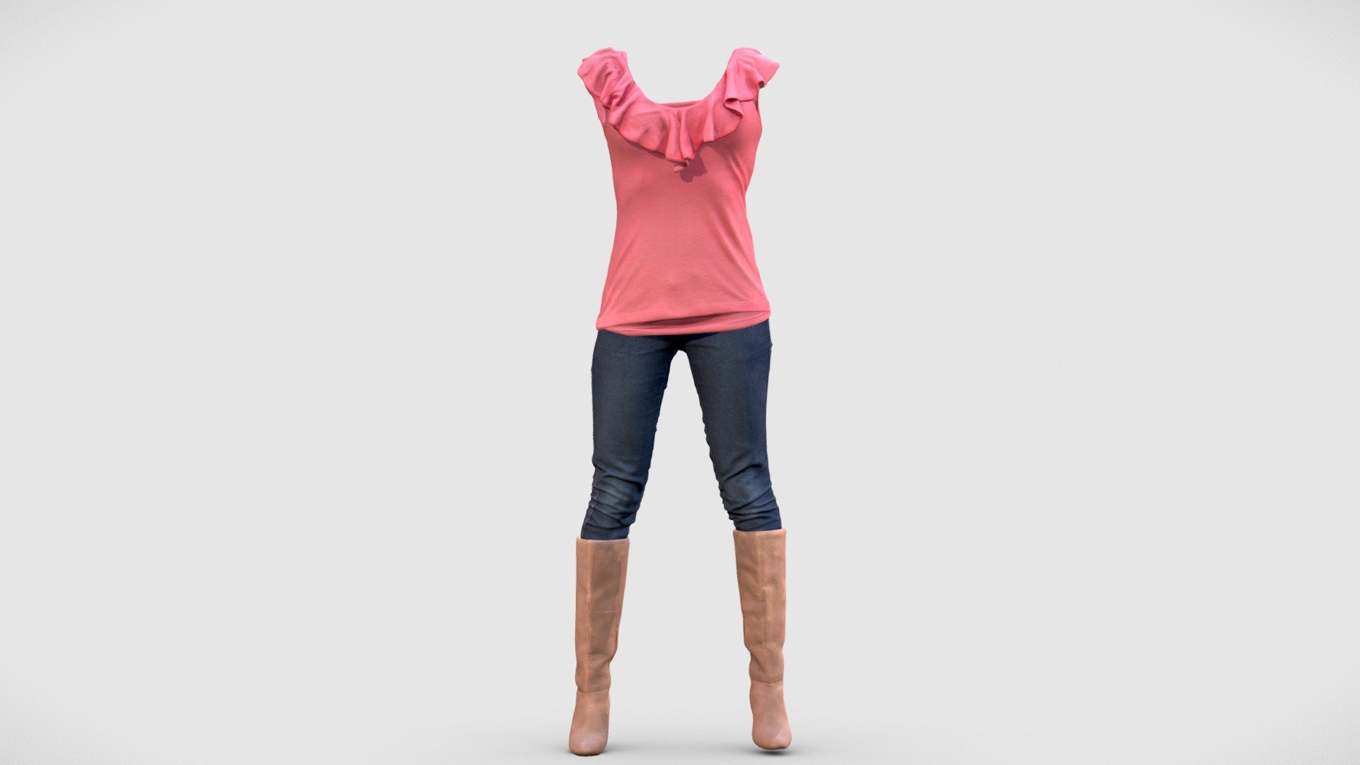 Realistic Human Woman Clothes - 193F Cloth - Buy Royalty Free 3D model ...