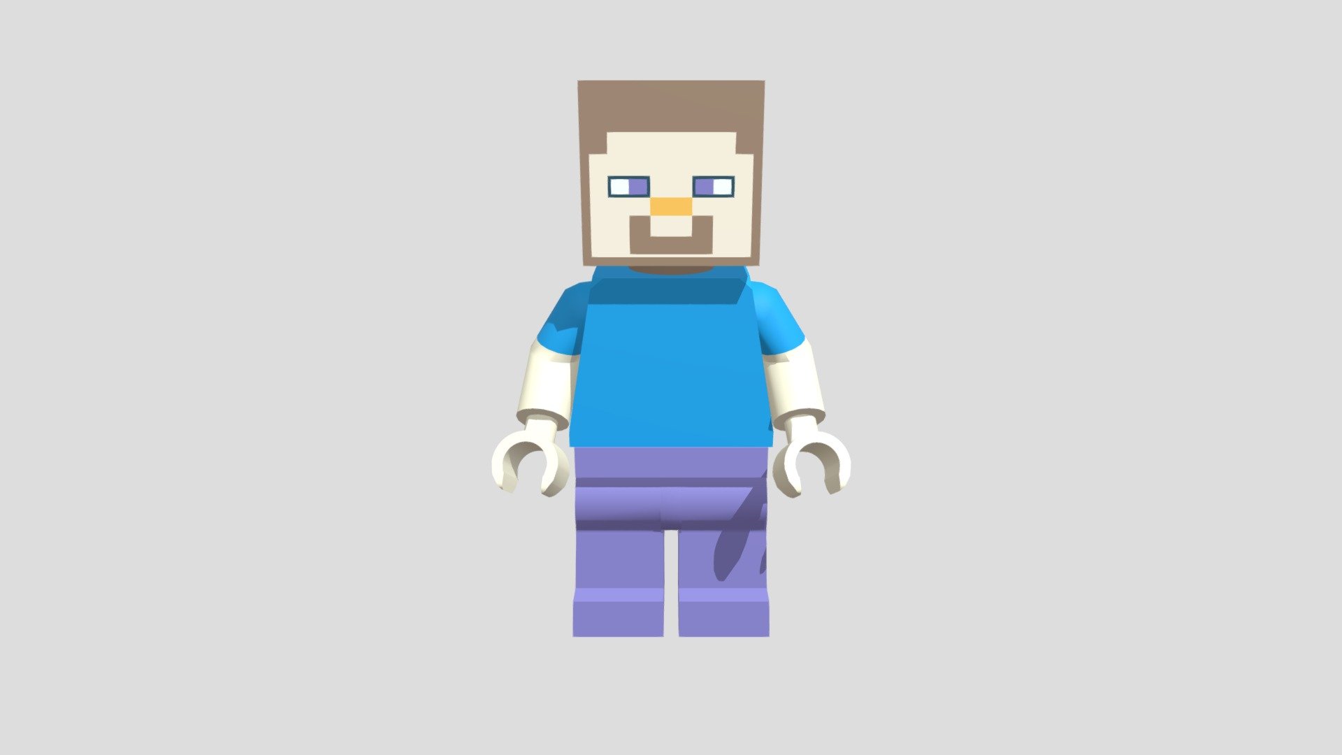 Steve Minifigure - 3D model by d4rkb33m0 [49e5497] - Sketchfab