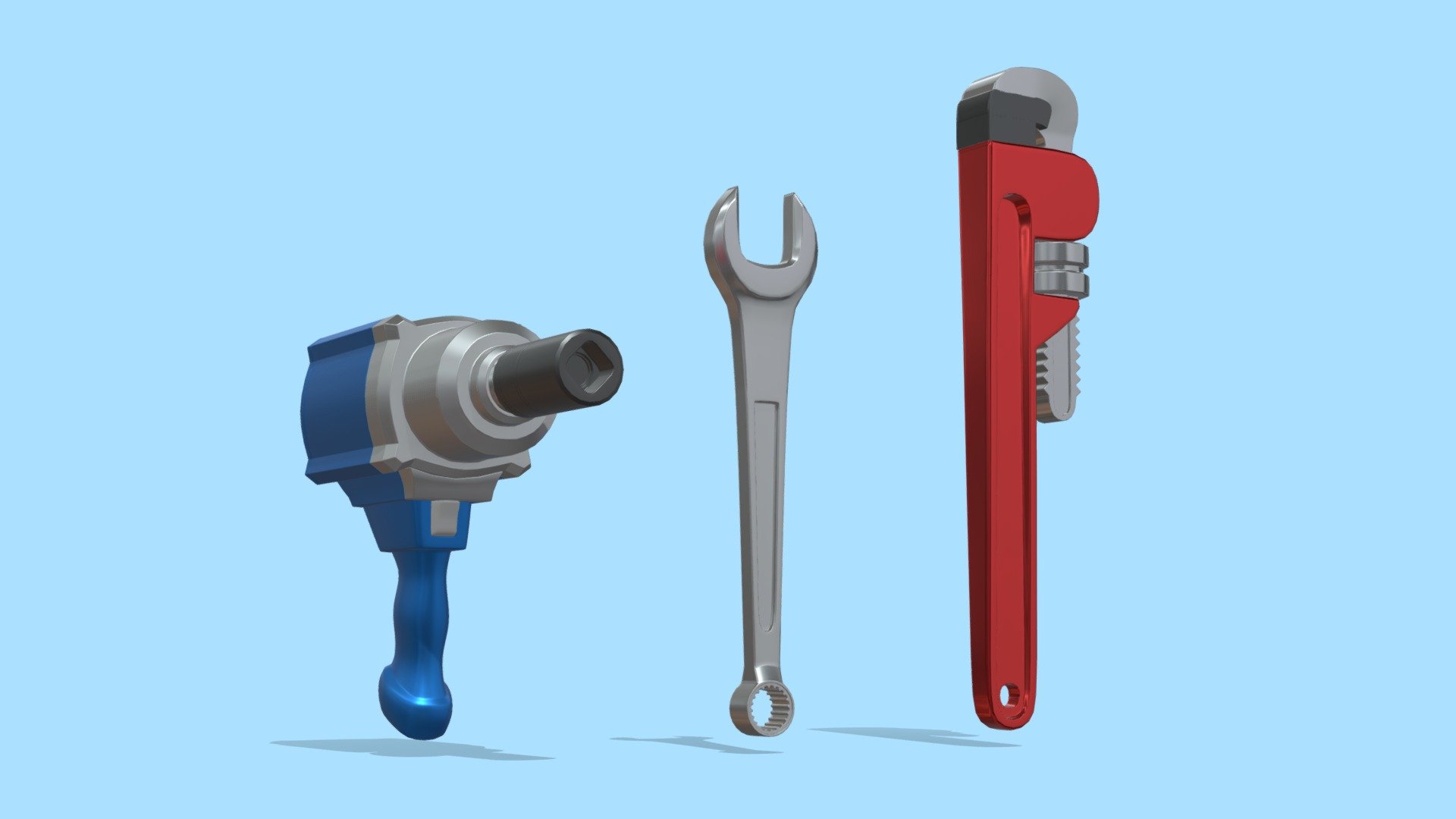 tools - Buy Royalty Free 3D model by ostrich (@gohean33) [49e69fe ...