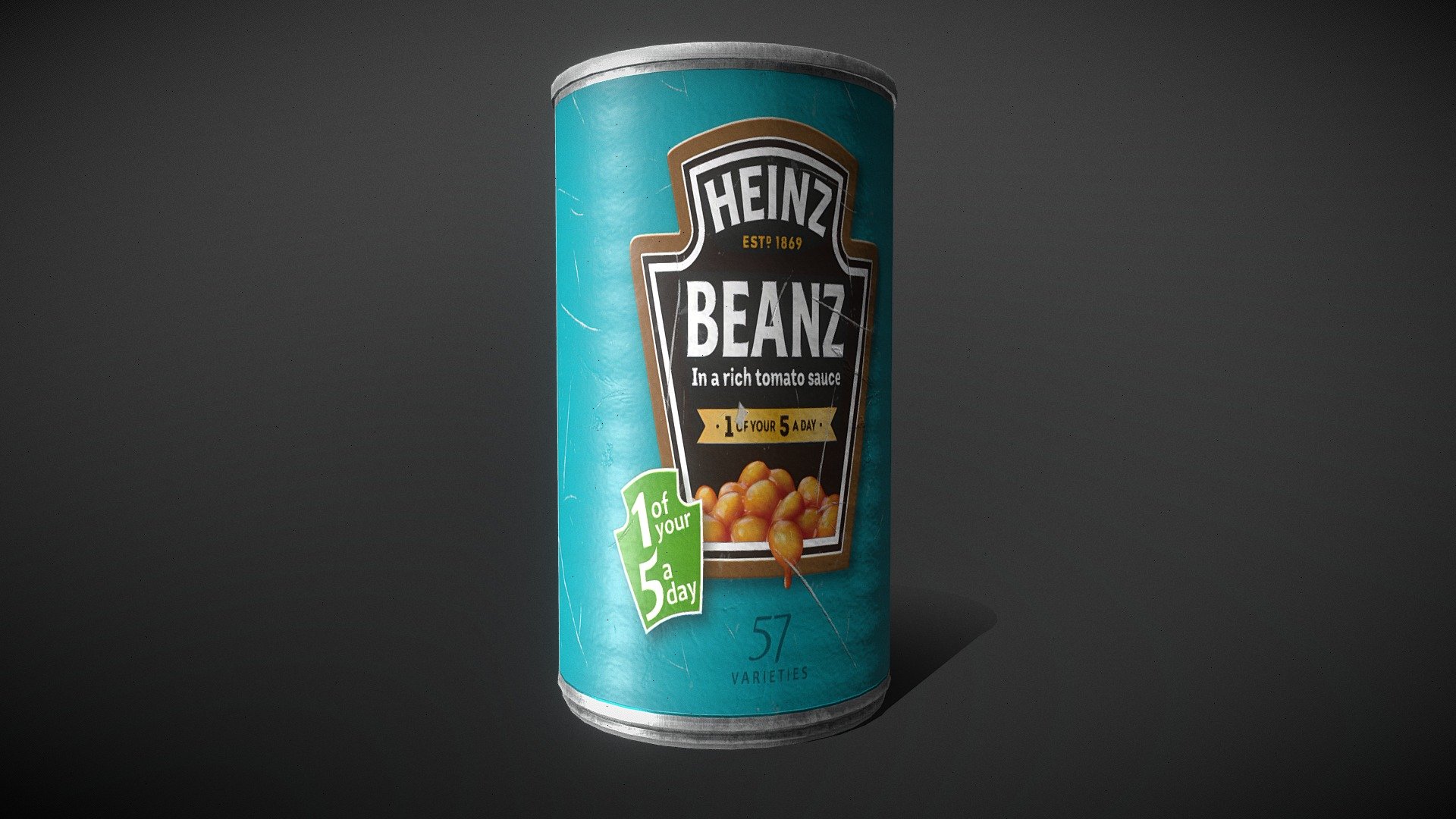 A Can of Beans - Download Free 3D model by BeamBuddy [49e6fc1] - Sketchfab