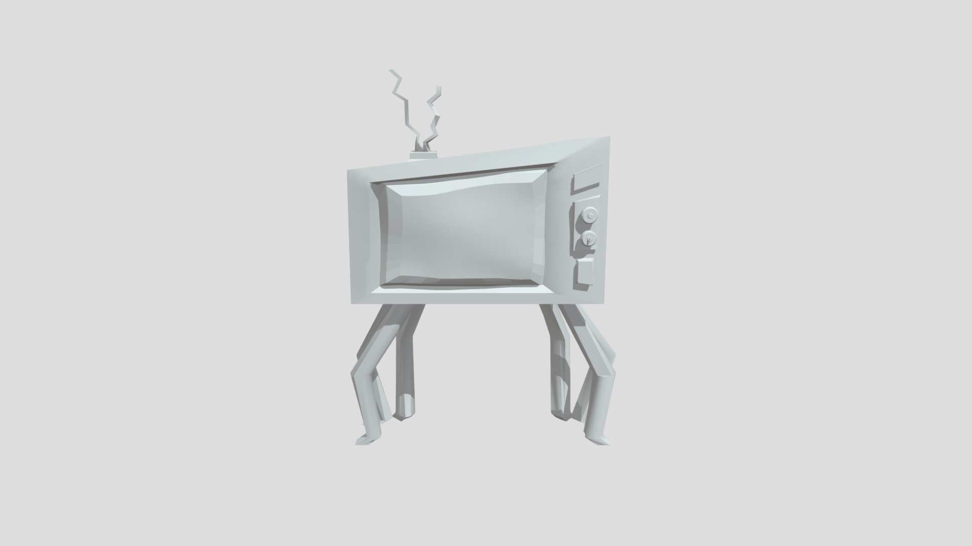SpiderTV - 3D model by emmaberrigan [49e883e] - Sketchfab