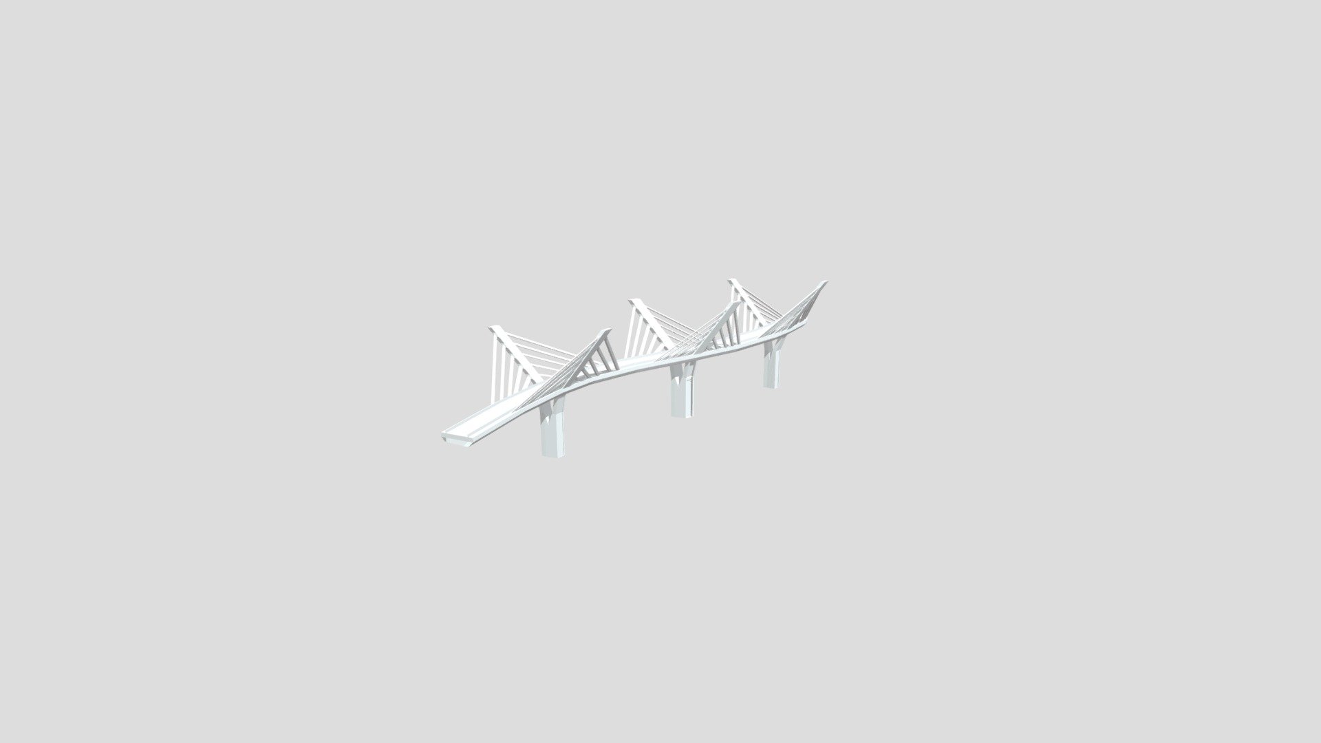 Abdoun Bridge, Jordan - 3D model by MOHAMAD-MURAD [49ea936] - Sketchfab