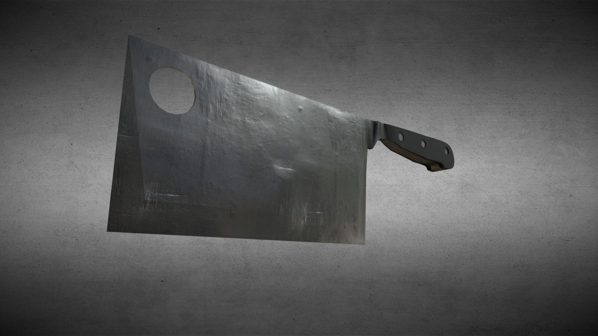 Low Poly Butcher Knife - 3D model by nicodemi [49eaa21] - Sketchfab