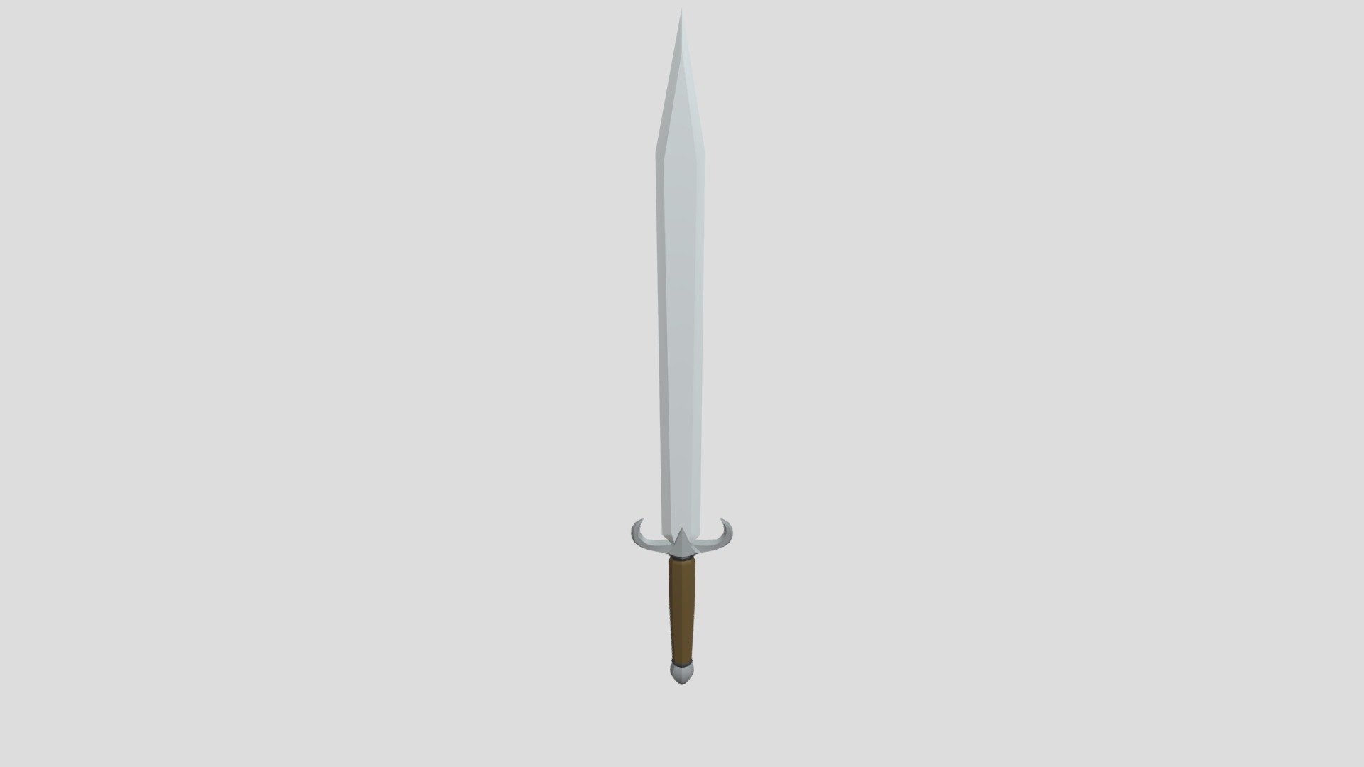 Low Poly Sword - 3D model by BearZDraws [49ec28d] - Sketchfab