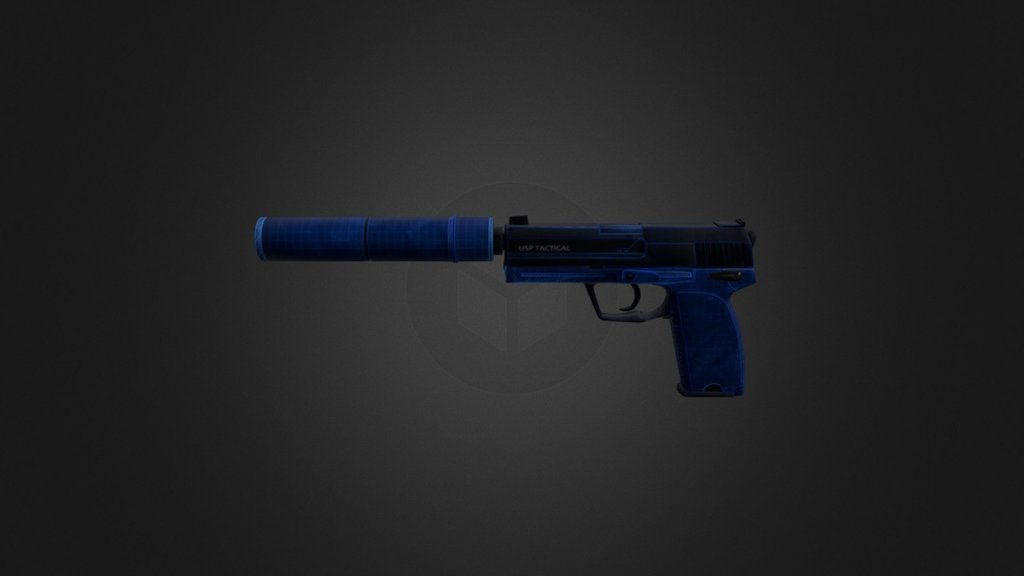 USP-S | Blueprint - 3D model by krakencommunity [49eca06] - Sketchfab