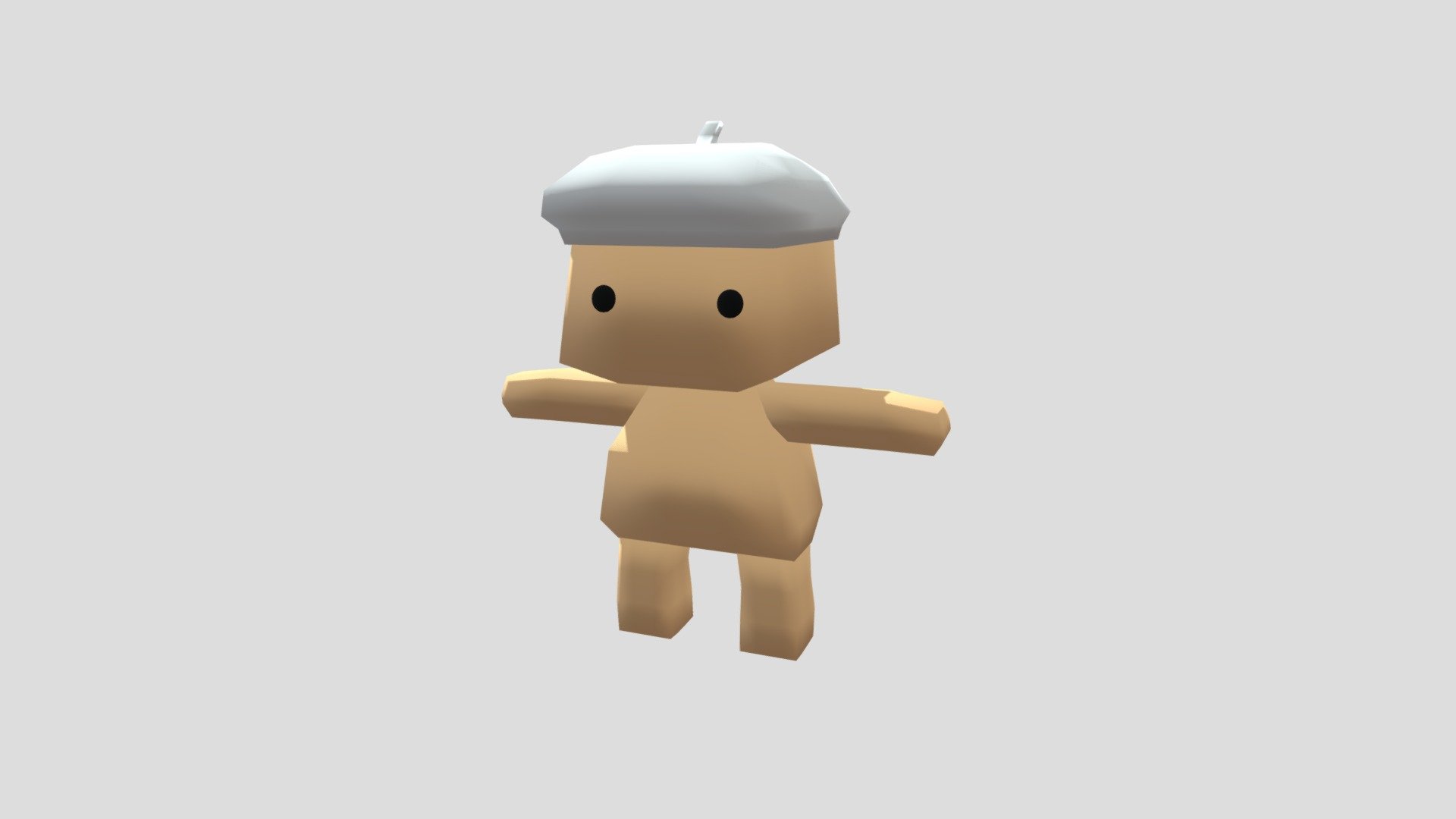 the velasco with beret - Download Free 3D model by ethonk ...