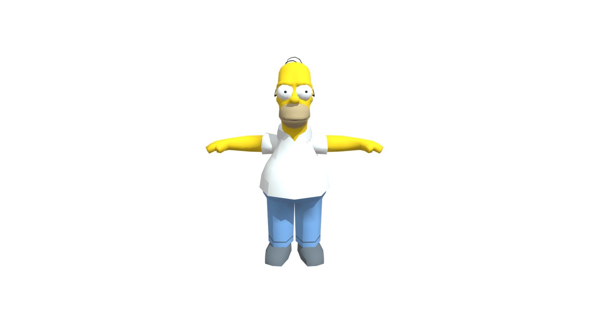 Homer Simpson - Download Free 3D model by gaddiellartey2010 [49eec2d ...