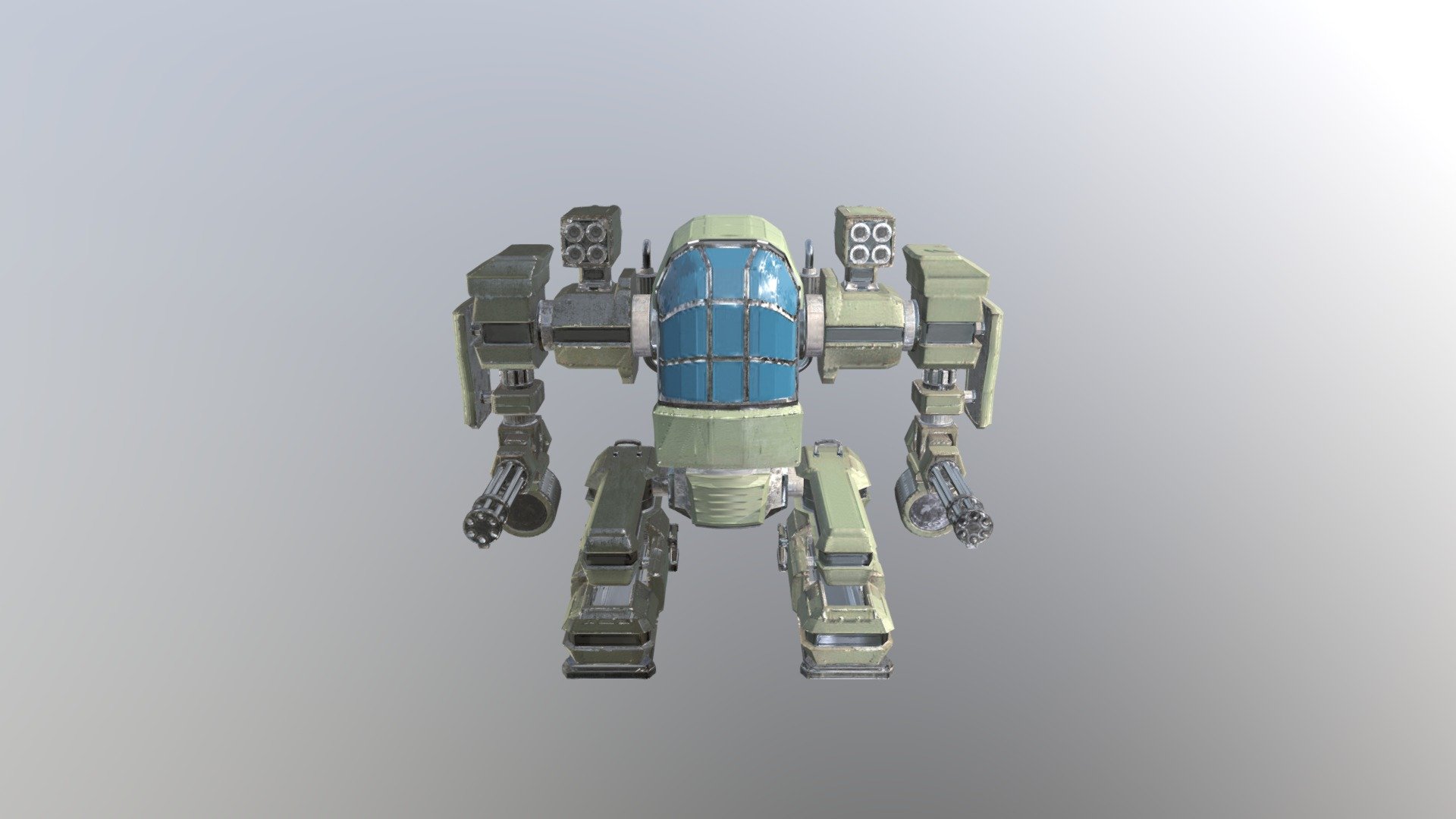 BattleMech (Crusader mk.1) - Download Free 3D model by Shackerz_Design ...