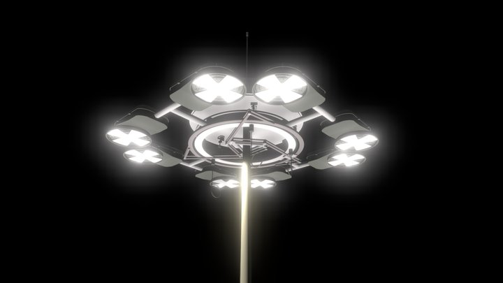 High-mast-lighting 3D models - Sketchfab
