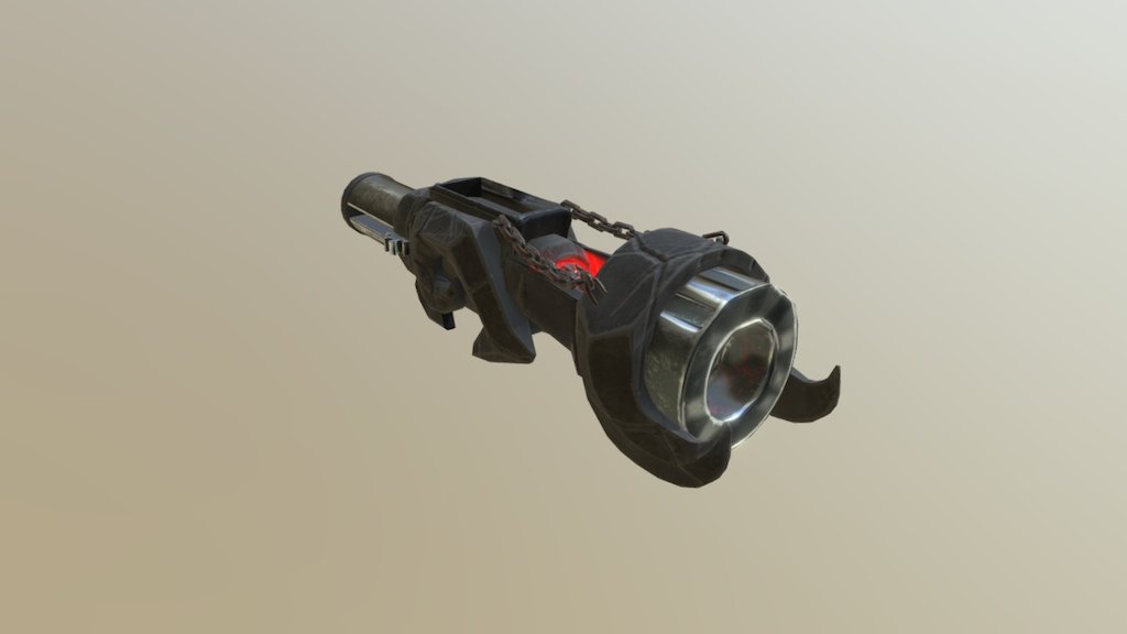 Evil Gun - 3D model by AnauMynauGames [49f5369] - Sketchfab
