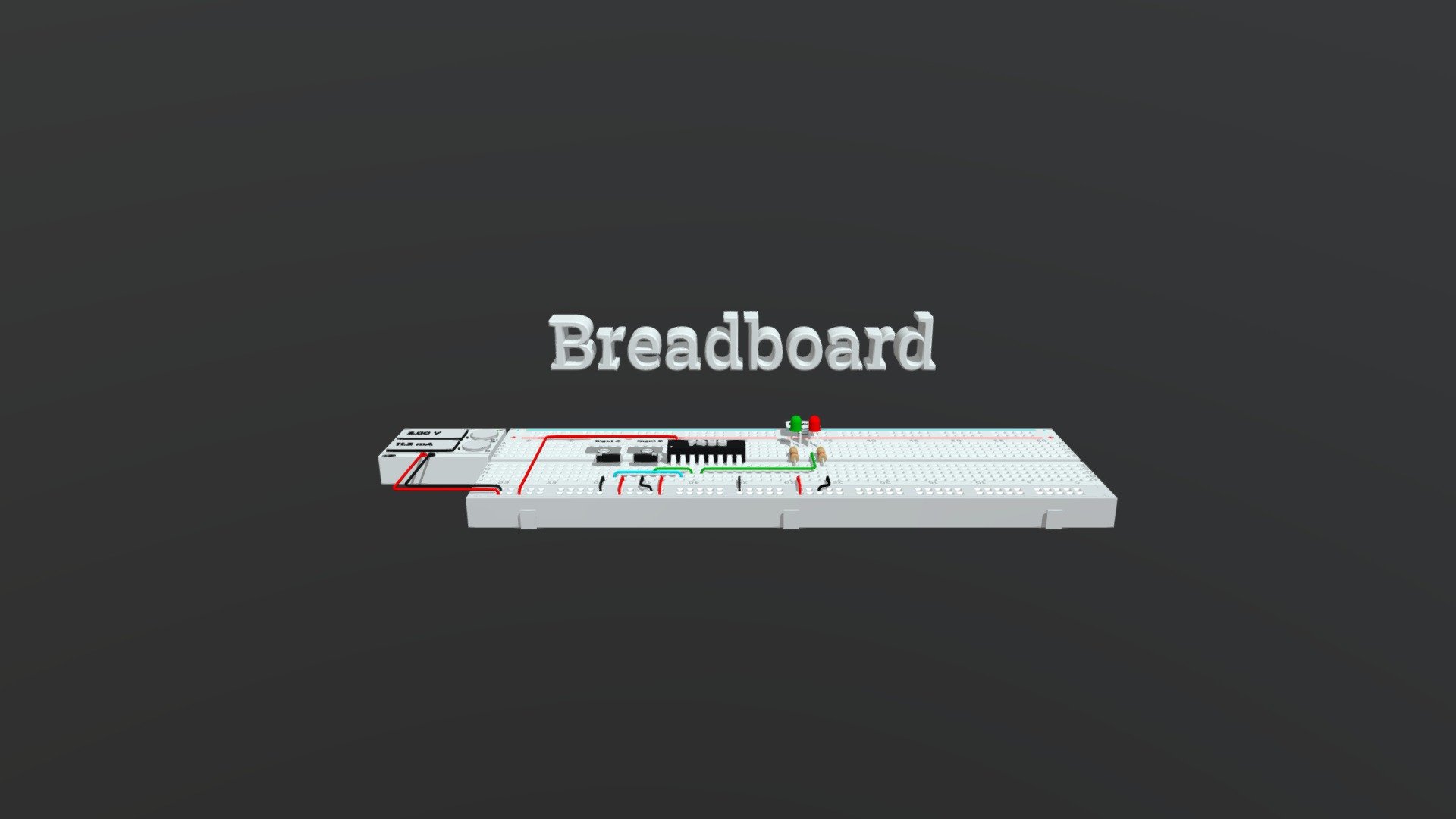 Breadboard - Download Free 3D model by VirtualUniversity [49f5ff2 ...