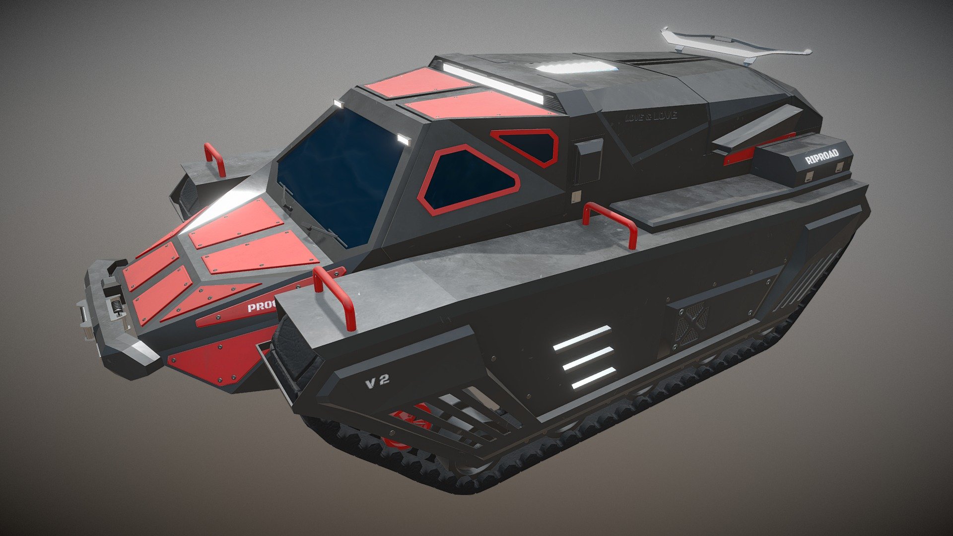 Ripsaw V2 van - Concept - 3D model by Multipainkiller Studio ...