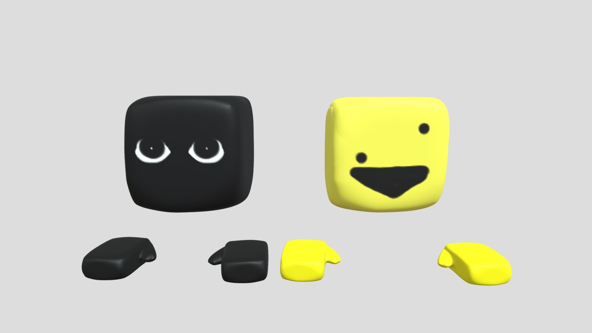 cube runners model f(an made) - Download Free 3D model by ...