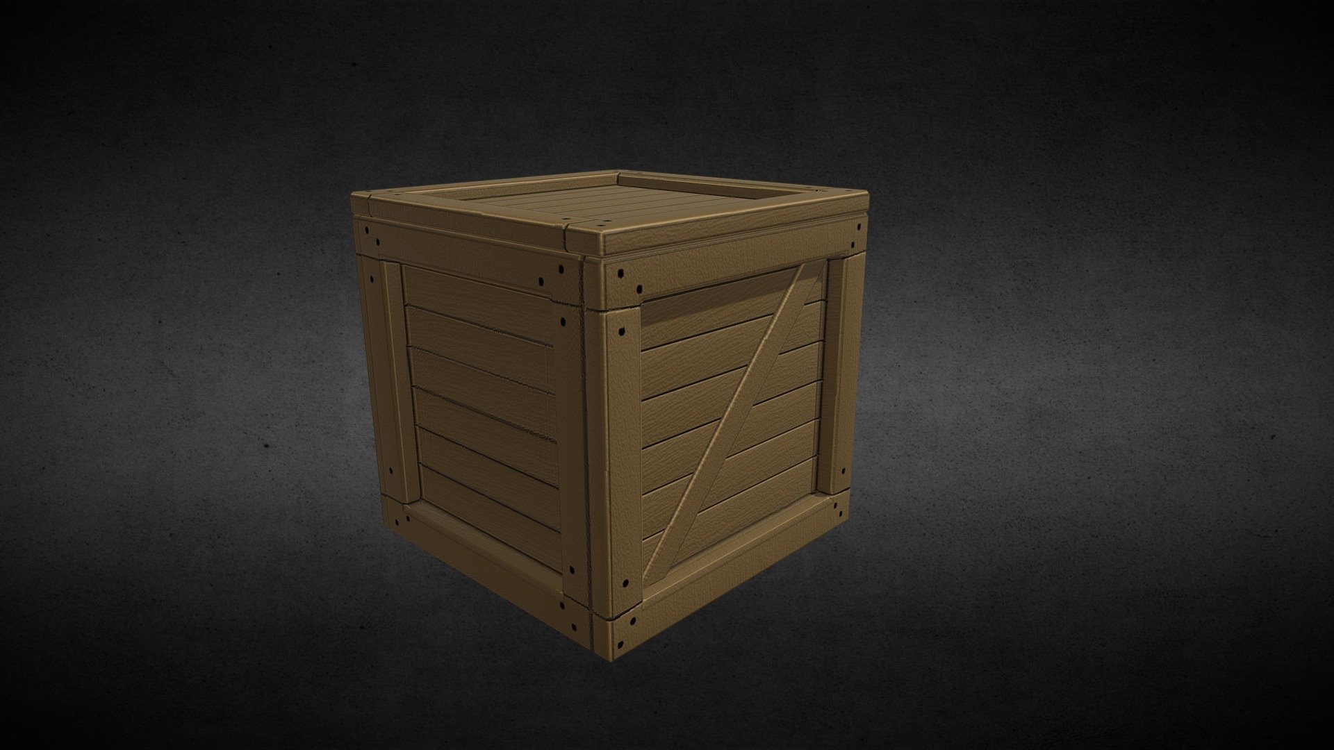 LowPolyCrate - 3D model by JoshuaTheStudent (@jdwebbbr) [49f8569 ...