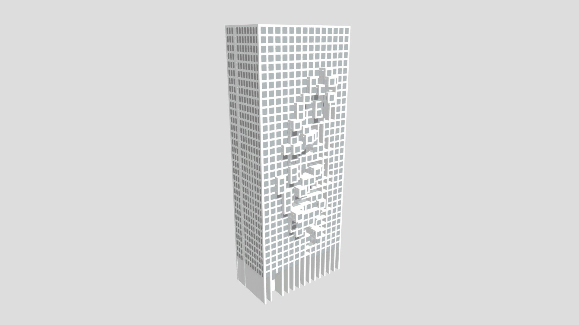 Downtown One - Download Free 3D model by jiayeli864 [49fa2a9] - Sketchfab