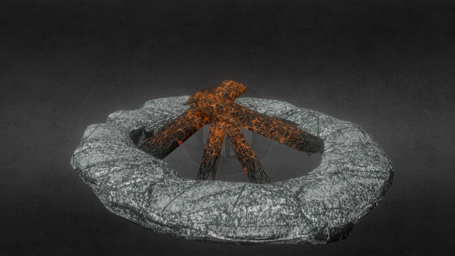 Campfire - Download Free 3D model by Bregorn [49fd040] - Sketchfab