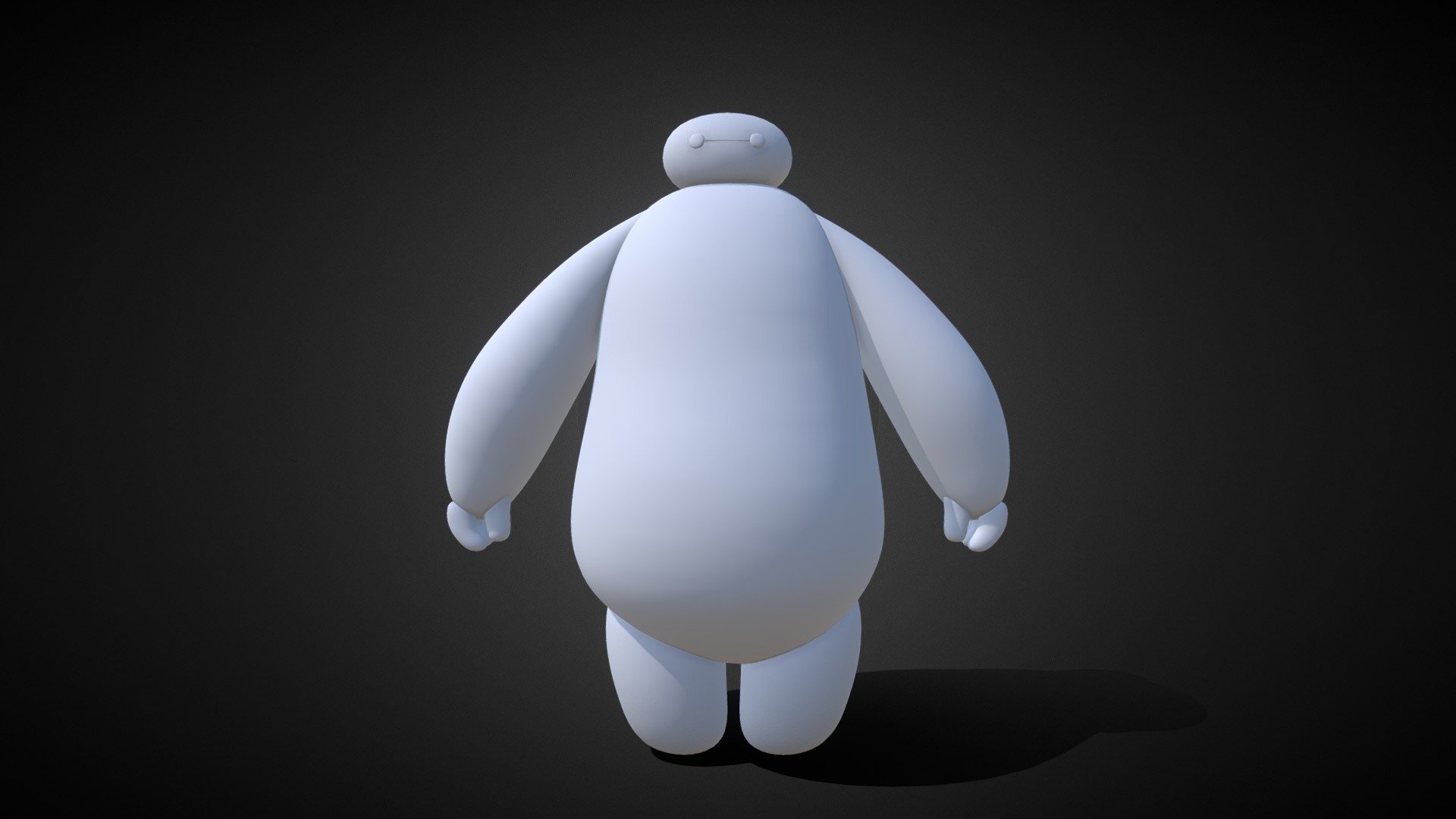 Baymax - 3D model by Pinnacle CG Arts (@pinnaclecgarts) [49fd356 ...