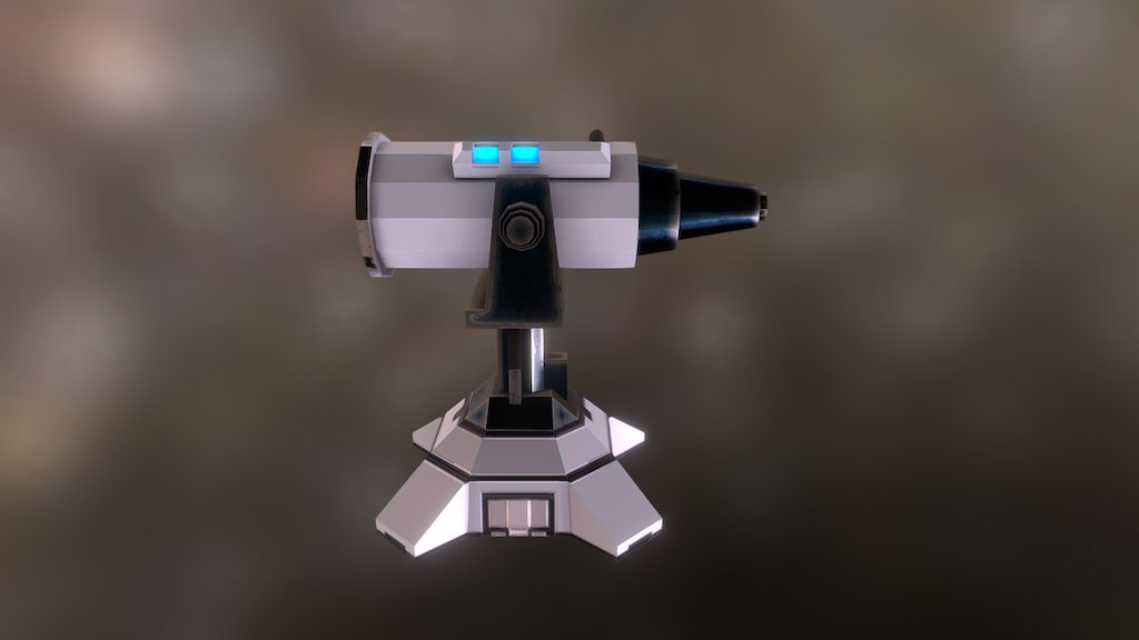 Turret - 3D model by TomSullivan [49fe335] - Sketchfab