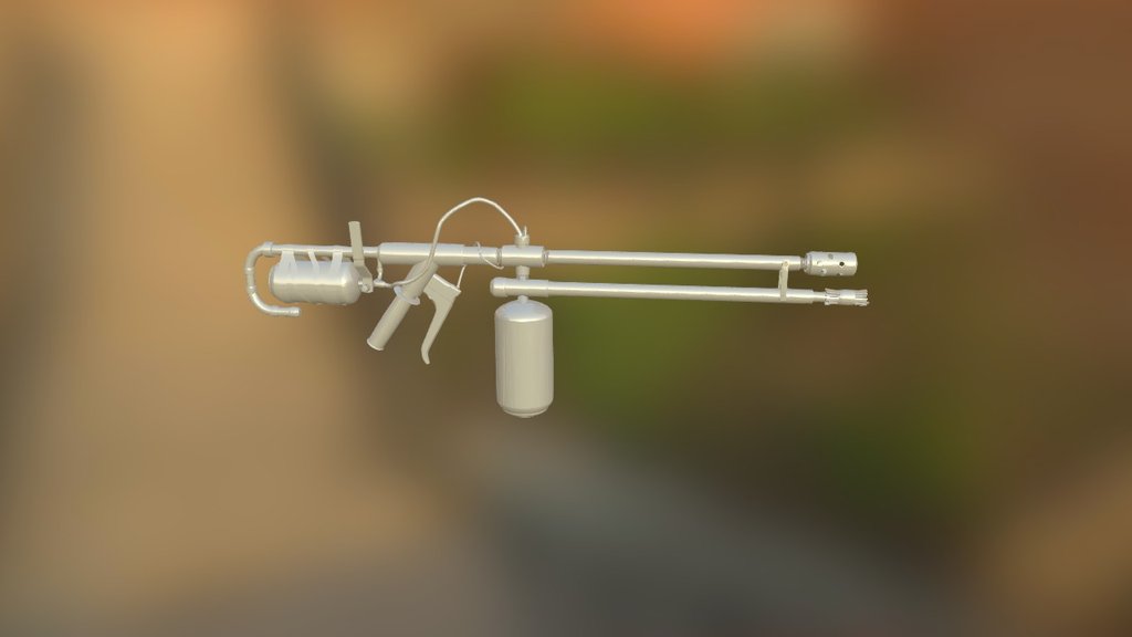 Last of Us Flamethrower - 3D model by Steven Henderson-Smith (@stevenhs ...