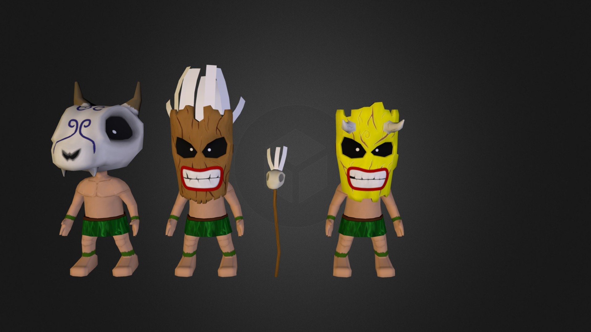 Shaman Chibi - 3D model by dexter.santiago [4YxJEVV] - Sketchfab