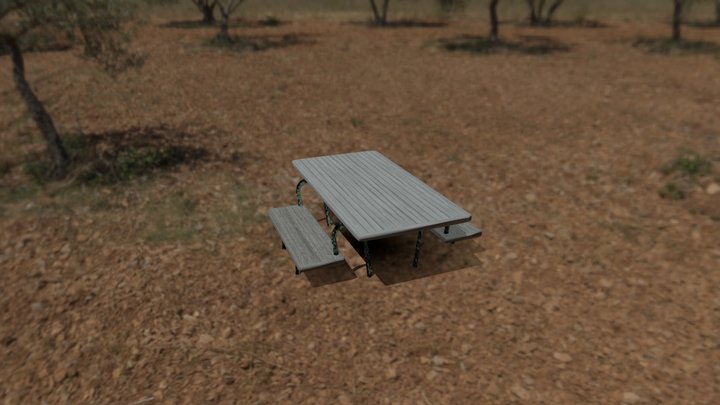 Picnic-table 3D models - Sketchfab