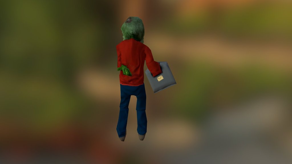 Zombie Dude Final Model - 3D model by pabloburon [4a04fad] - Sketchfab